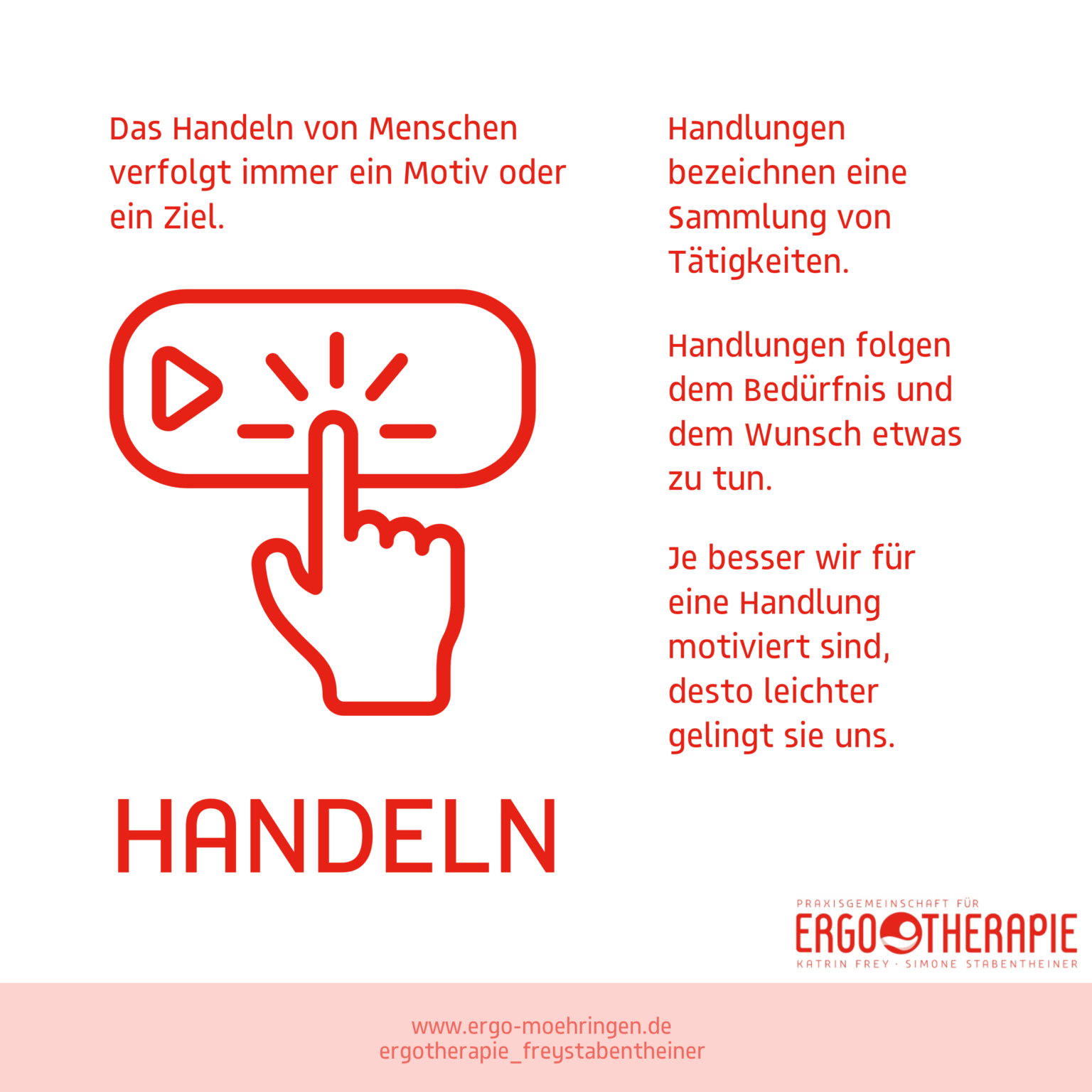 Das Handeln von Menschen • Ergotherapie Frey und Stabentheiner GBR